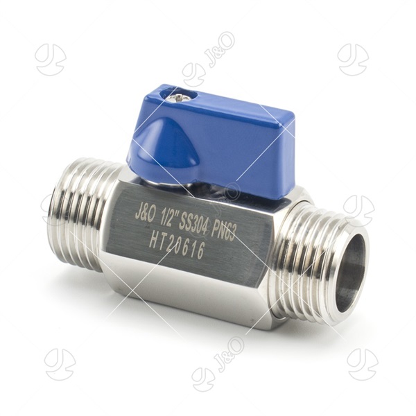 PN63 Stainless Steel NPT Male Thread Mini Ball Valve, China Mini Ball ...