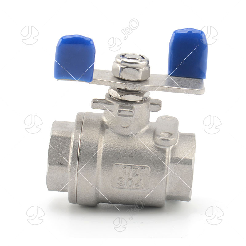 1000WOG Stainless Steel 2-PC BSP BSPT NPT Thread Ball Valve With ...